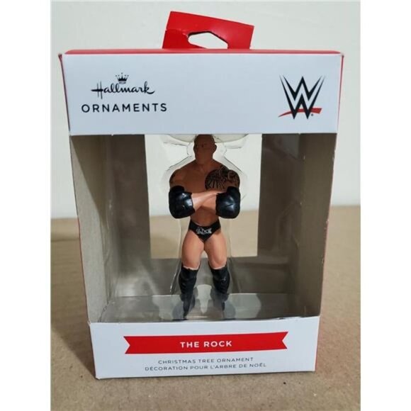 dwayne | Toys | Dwayne The Rock Johnson 222 Hallmark Christmas Ornament ...